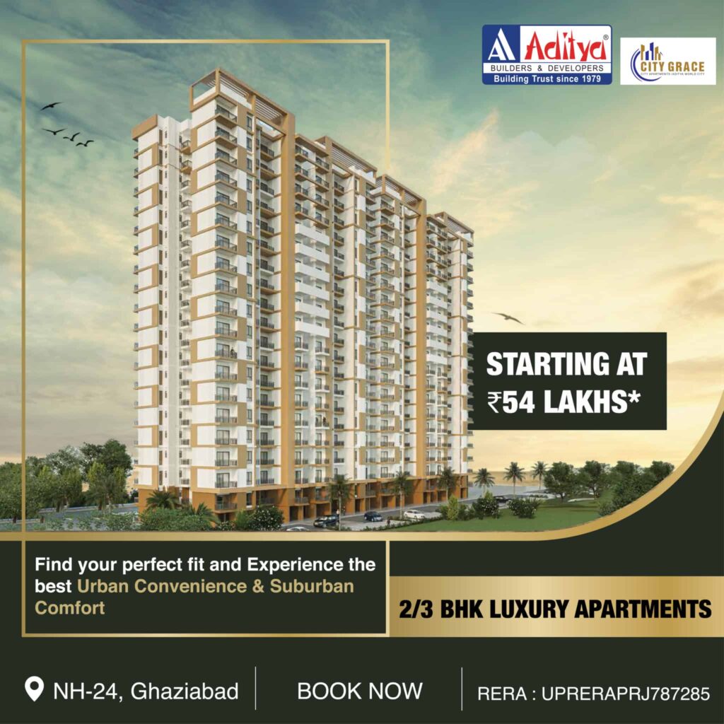 Why is the property value of Aditya City Grace rising?